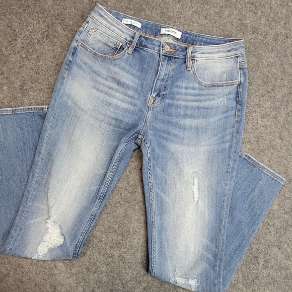 Vigoss | Jeans | Vigoss Jeans Womens 32 Distressed Skinny Jagger Light ...